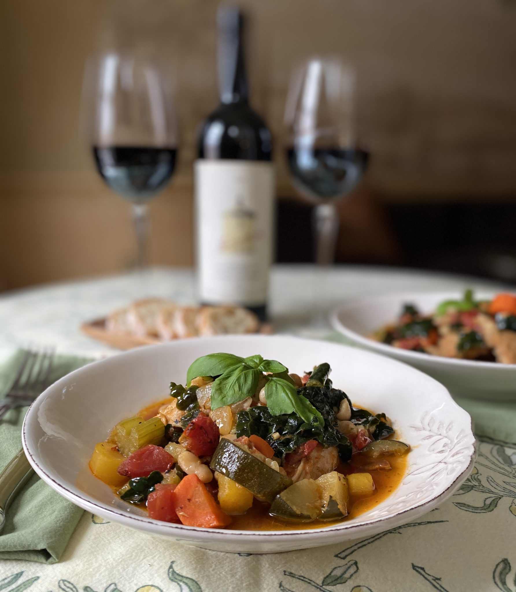 Tuscan Chicken Stew - Simply Paired